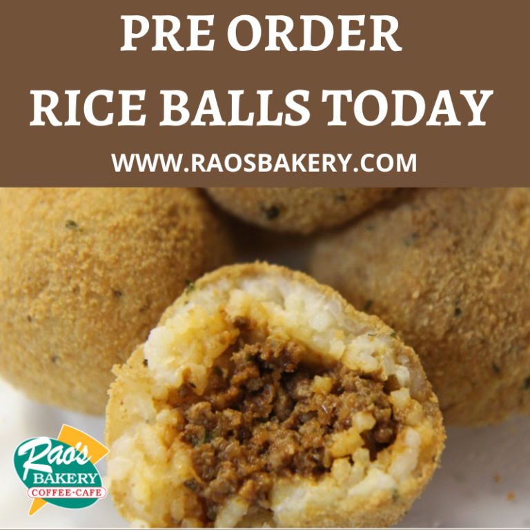 Thankgiving Riceball Pre-order - Rao's Bakery