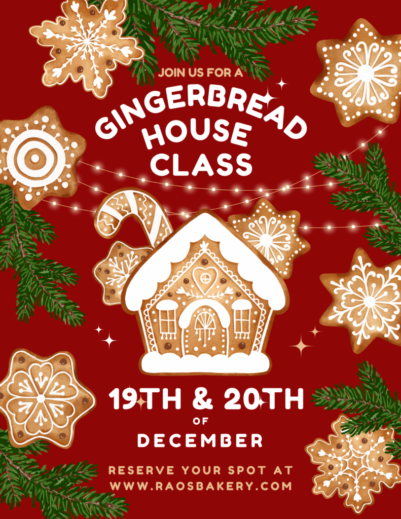 Gingerbread House Class - Rao's Bakery